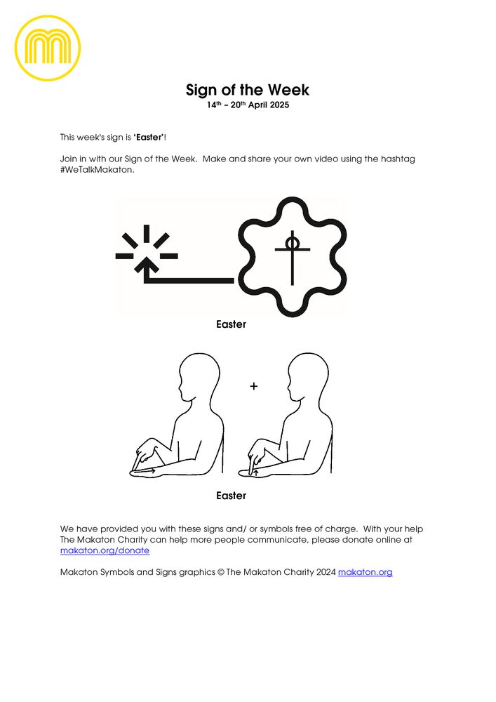 MAKATON - SIGN OF THE WEEK | Haughton School